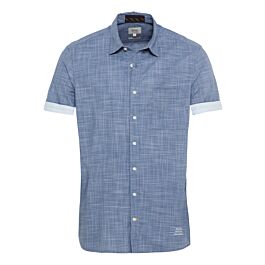 camel active | Kurzarmhemd Kent Uni | INDIGO | Herren Hemden