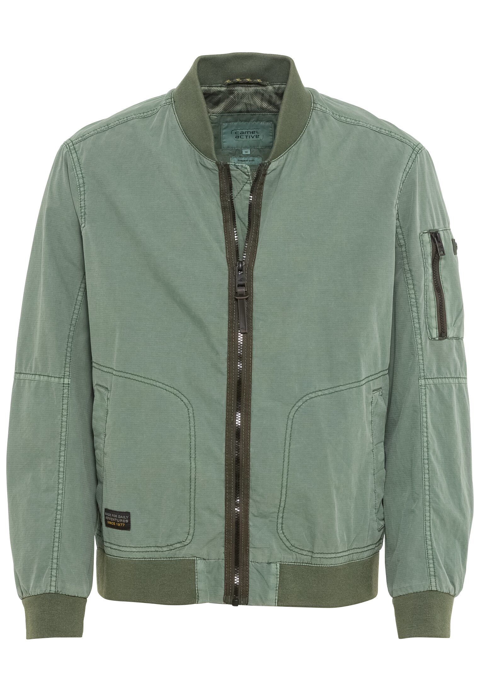 Elegantes Bomberjacke Grn Herren Fotos