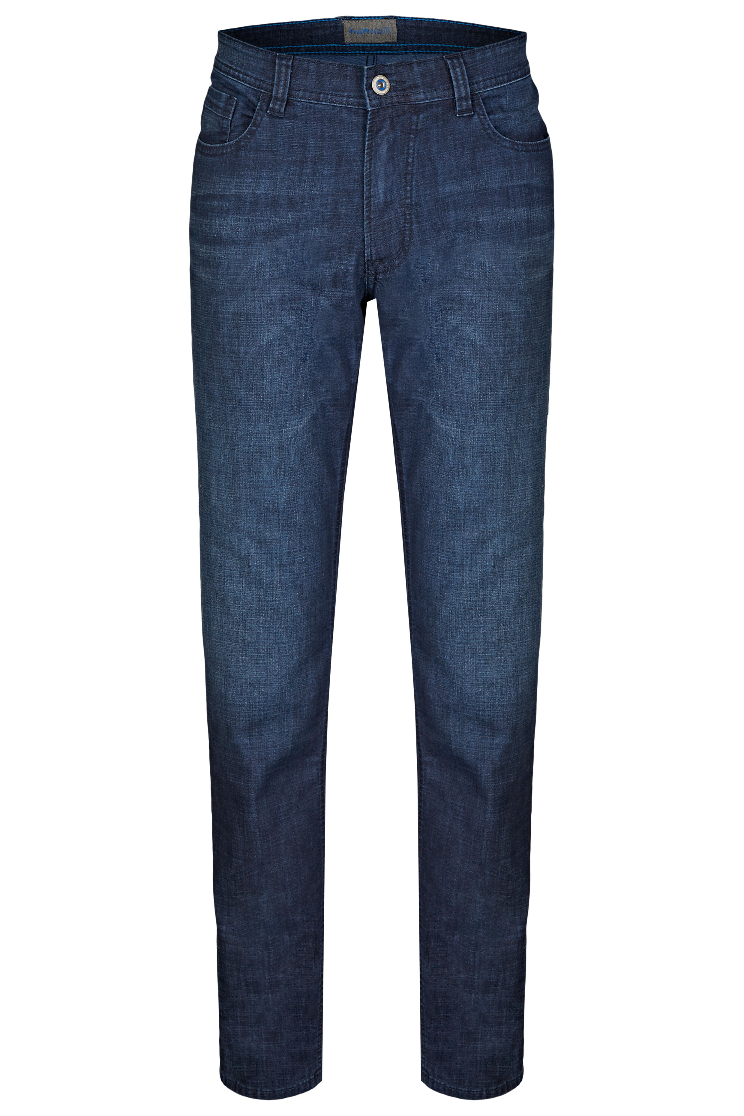 hattric | 5-Pocket-Jeans Hunter Crosshatch Denim | DARK INDIGO | Herren ...